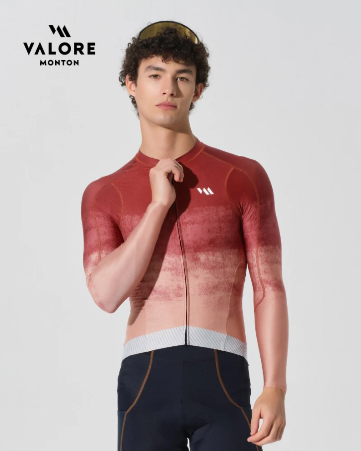 LONG SLEEVE JERSEY MENS TERRA GRADIENT - SUNSET CLAY – Monton PH